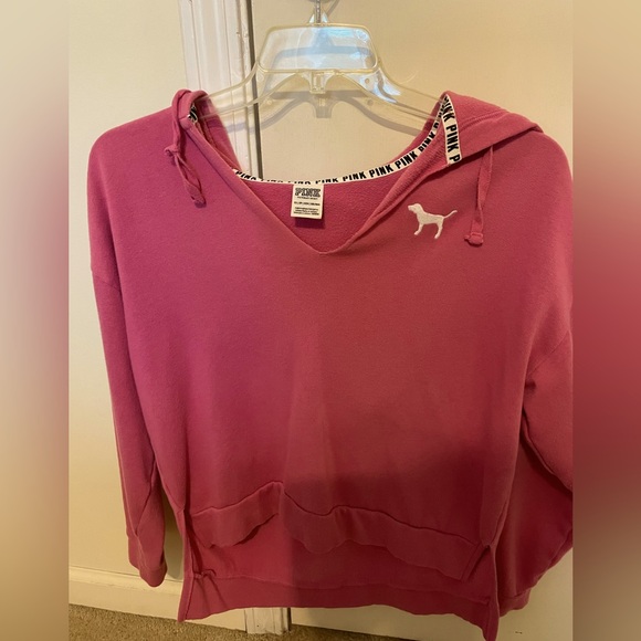 PINK Victoria's Secret | Tops | Pink Nation Womens Xs Mauve Hoodie With ...